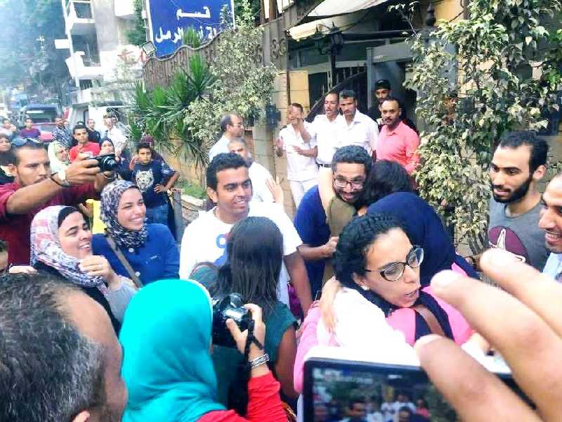 Ägypten Mahienour El Massry Und Yousef Shaaban Wieder Frei